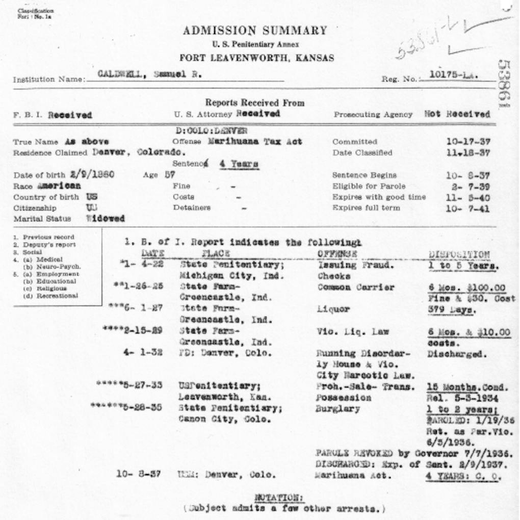 Marijuana Prohibition Began With These Arrests in 1937 | Leafly