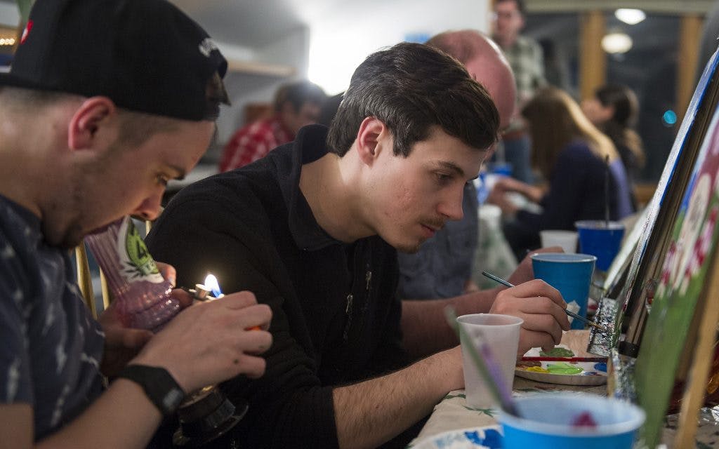 How One Painting Class Is Bringing Art, Cannabis, and People Together ...