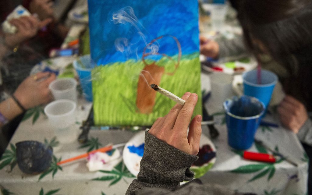 How One Painting Class Is Bringing Art, Cannabis, and People Together ...