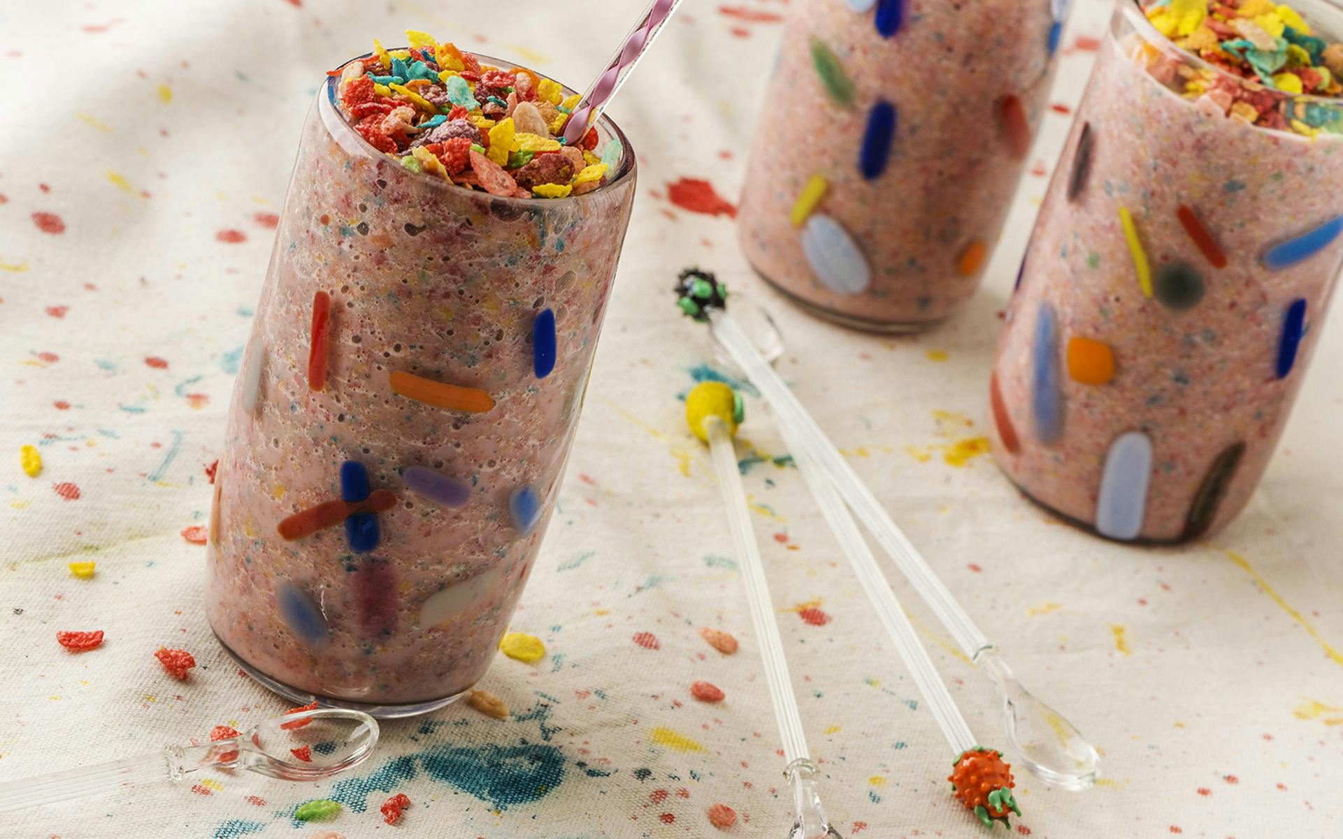 Recipe: Fruity and Infused Breakfast Cereal Milkshake | Leafly