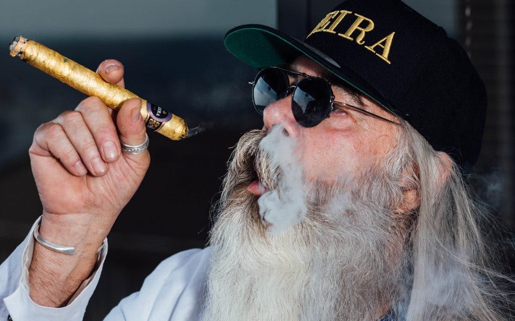 First Time in History? $10k Gilded 'Cannagar' Sells to Very Stoked Man ...