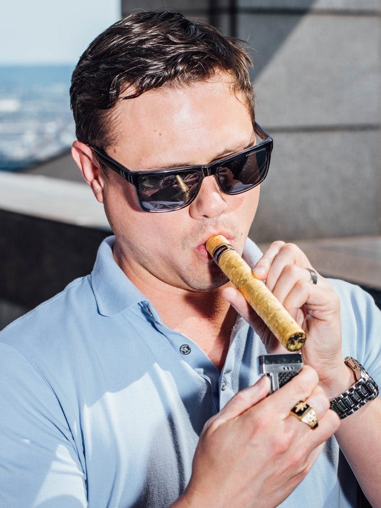 First Time in History? $10k Gilded 'Cannagar' Sells to Very Stoked Man ...