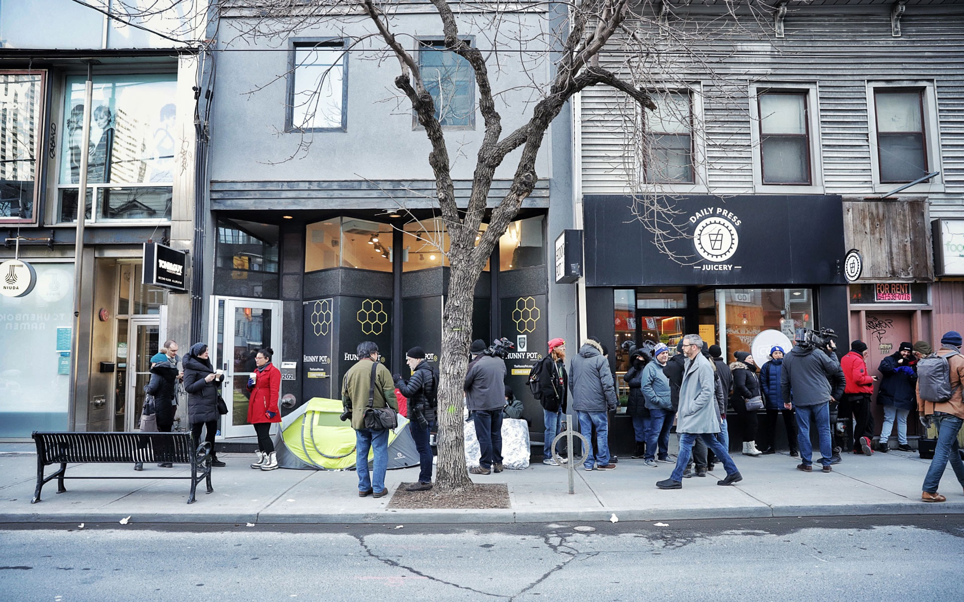 Meet the First Person in Line for Toronto’s First Legal Cannabis Store