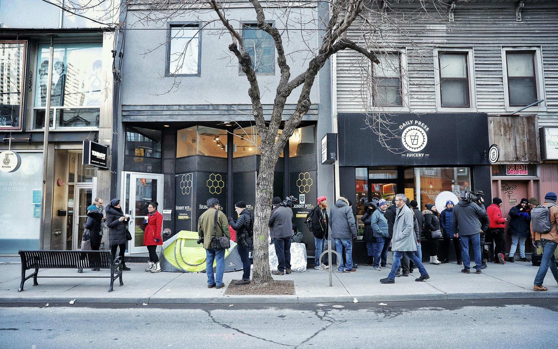 Meet the First Person in Line for Toronto’s First Legal Cannabis Store