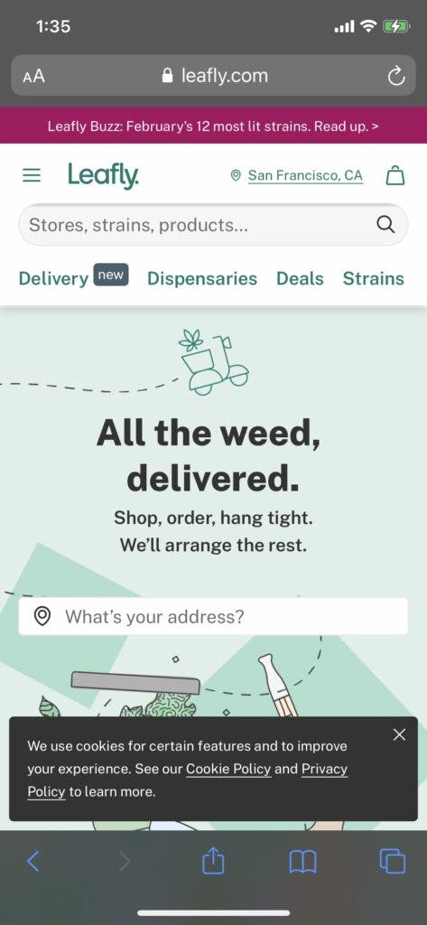 How to order weed delivery online with Leafly | Leafly