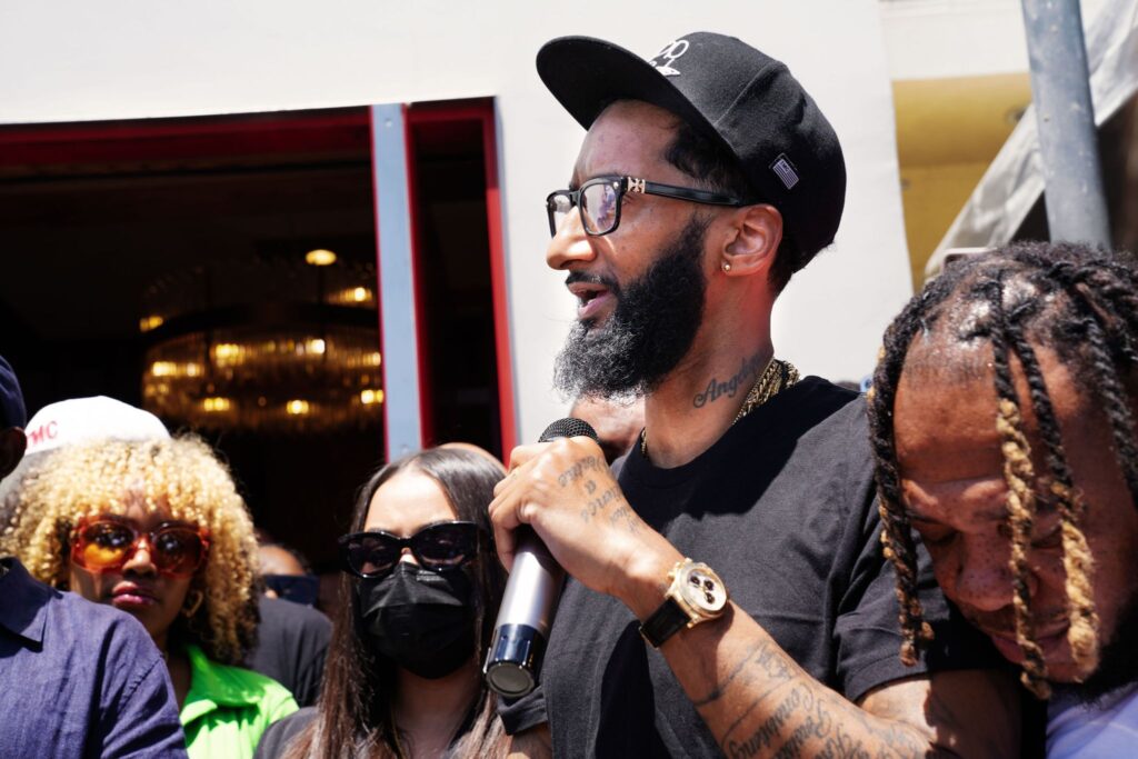 Review: Nipsey Hussle's estate opens The Marathon Collective dispensary ...