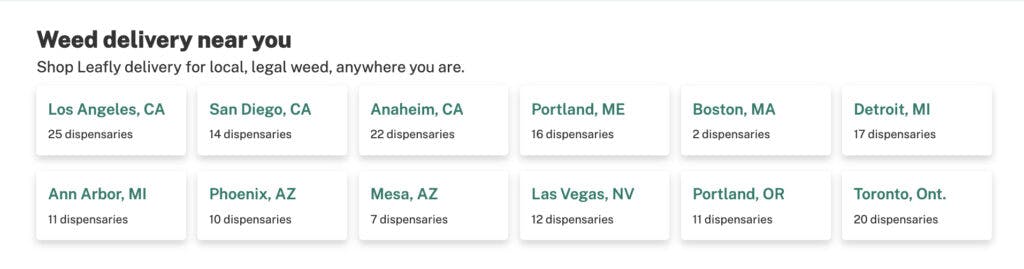 How to order weed delivery online with Leafly | Leafly