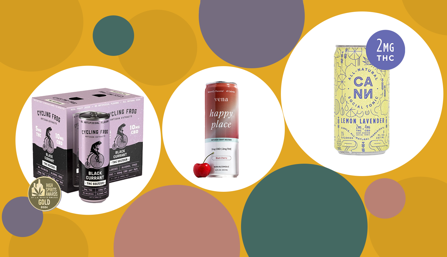 5 best THC drinks of 2024 by Leafly