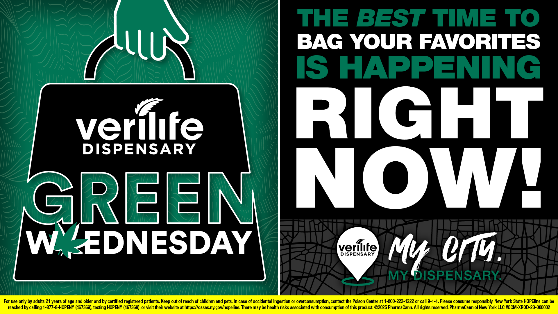 Enjoy some of New York's best deals this Green Wednesday at Verilife ...